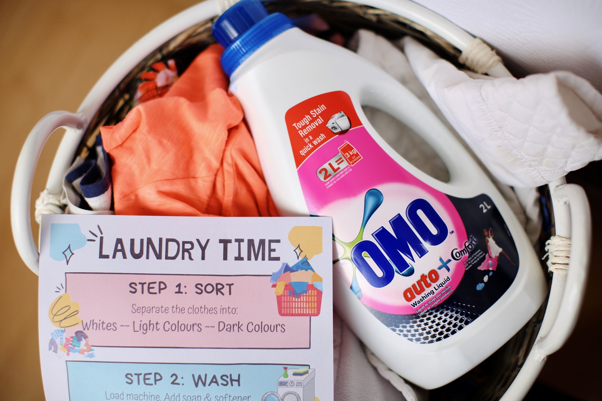 Teaching The Kids To Do Laundry - Our Kinda Family